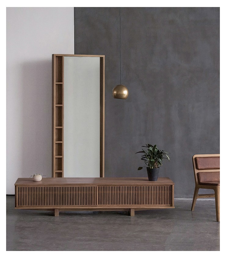 Reflect Mirror - full height mirror with simple storage function