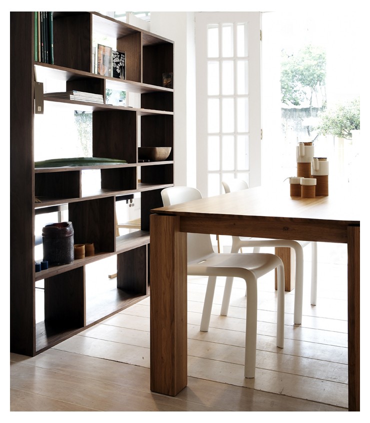 Tikk Table (Wood Top) - tapered edge solid wood top