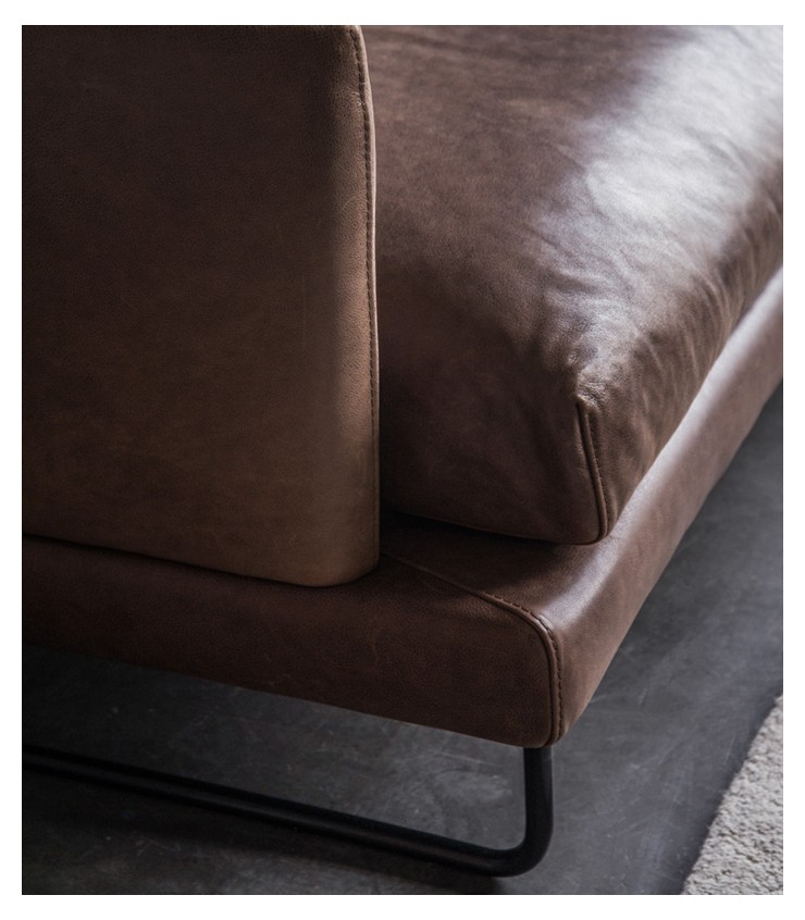 Captain Leather Sofa - Italian High Quality Full Grain Leather