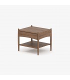 Aviator Bedside Table - 100% Solid Wood, Soft Closing Drawer Mechanism