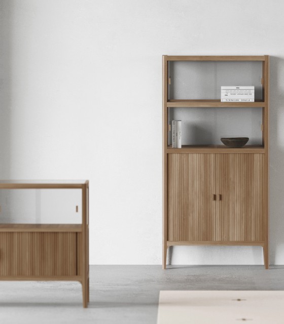 Perry Study Desk - 100% Solid Wood and Multiple Storage Spaces